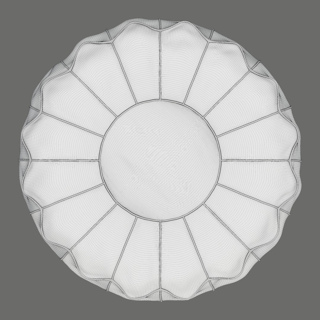 Pouf Designed 3D Model - TurboSquid 1533212