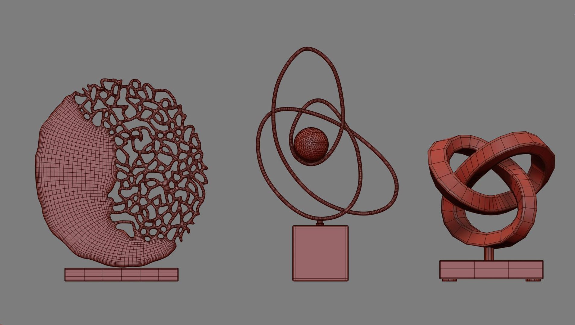 Set Abstract Art 3D Model - TurboSquid 1477589