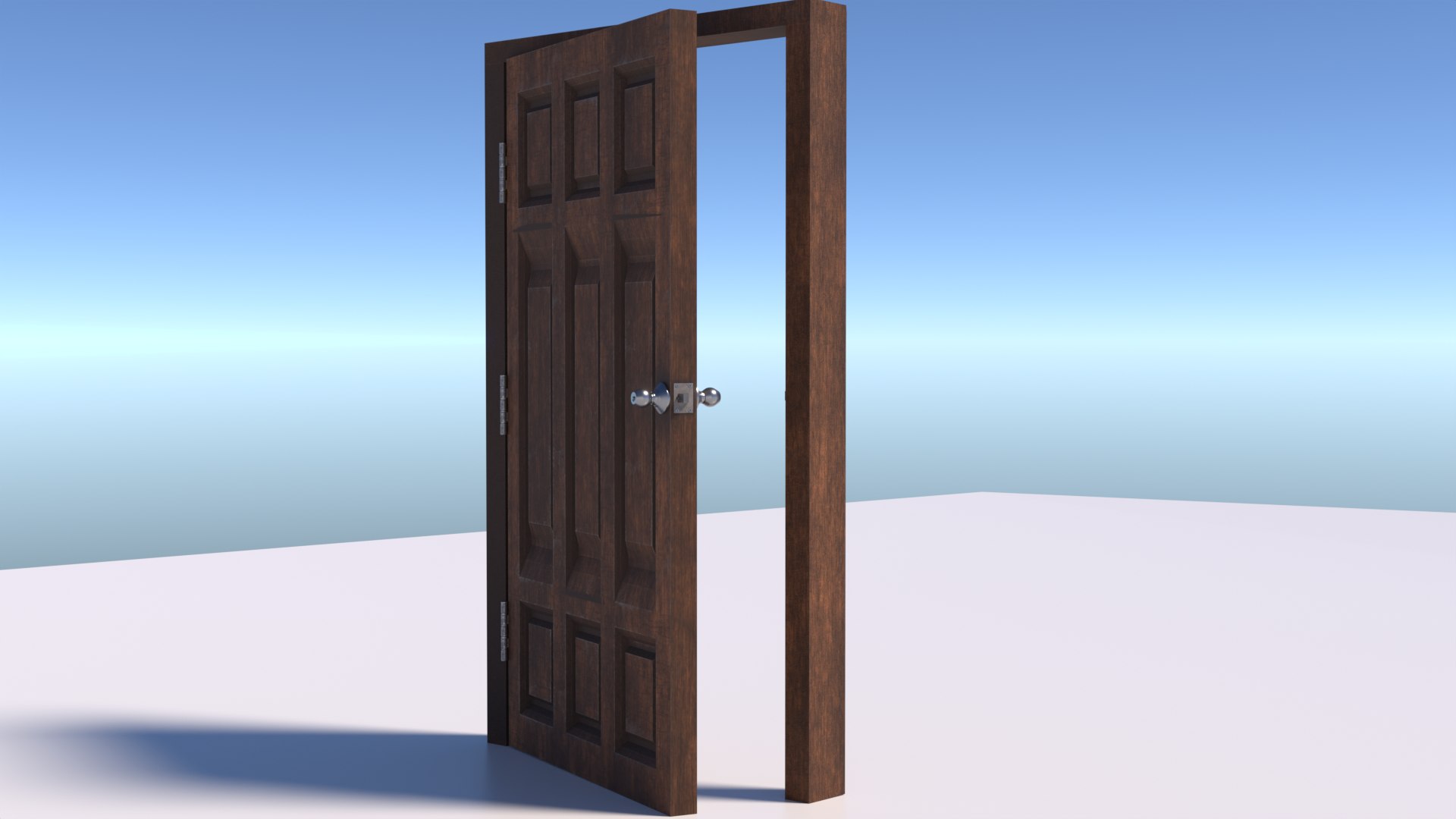 3D Wooden Door - TurboSquid 1753392