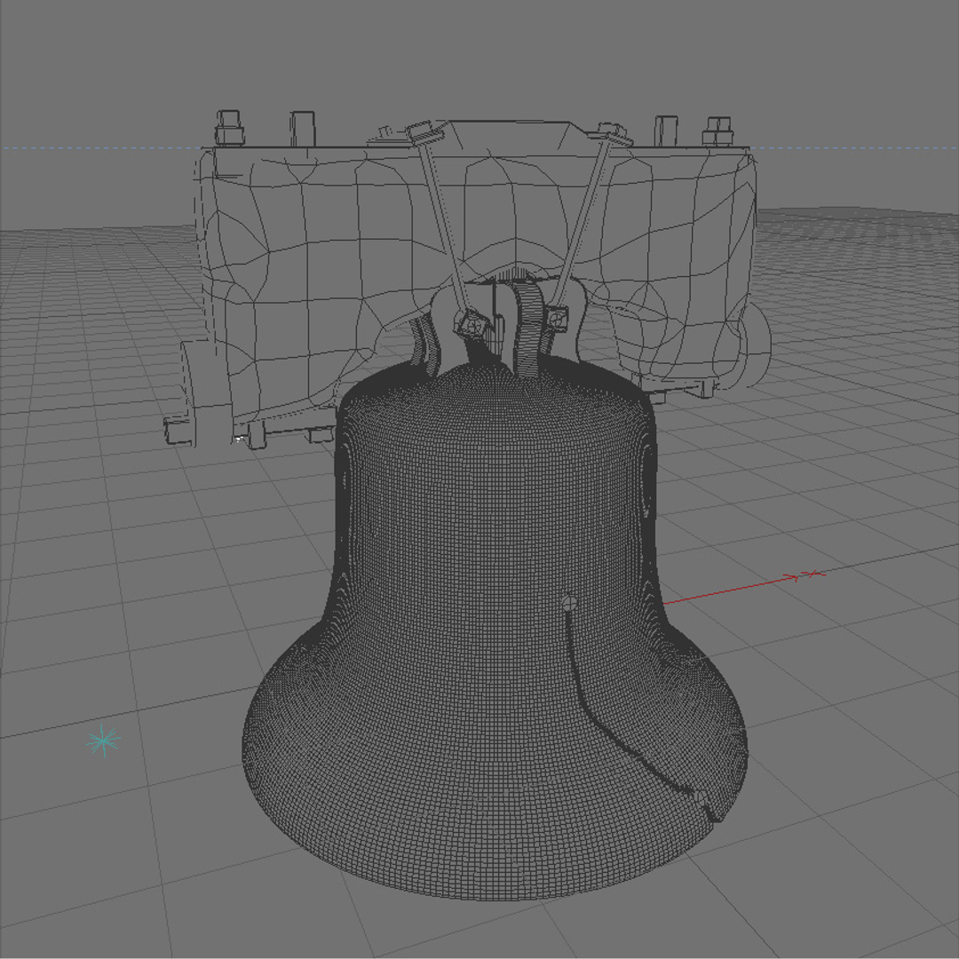 liberty bell 3d model