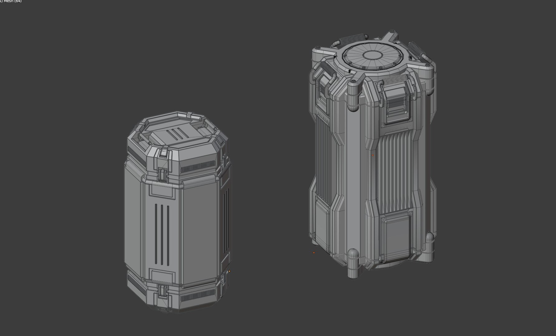 3D Box Sci Fi Model - TurboSquid 1678794