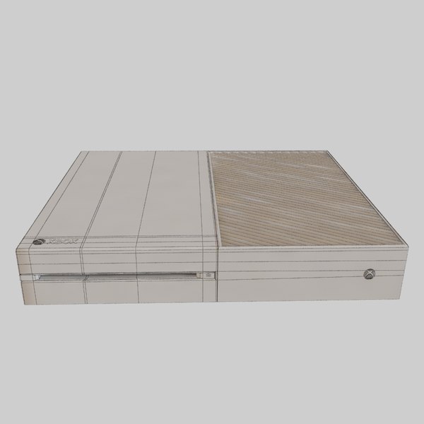 3d model xbox console