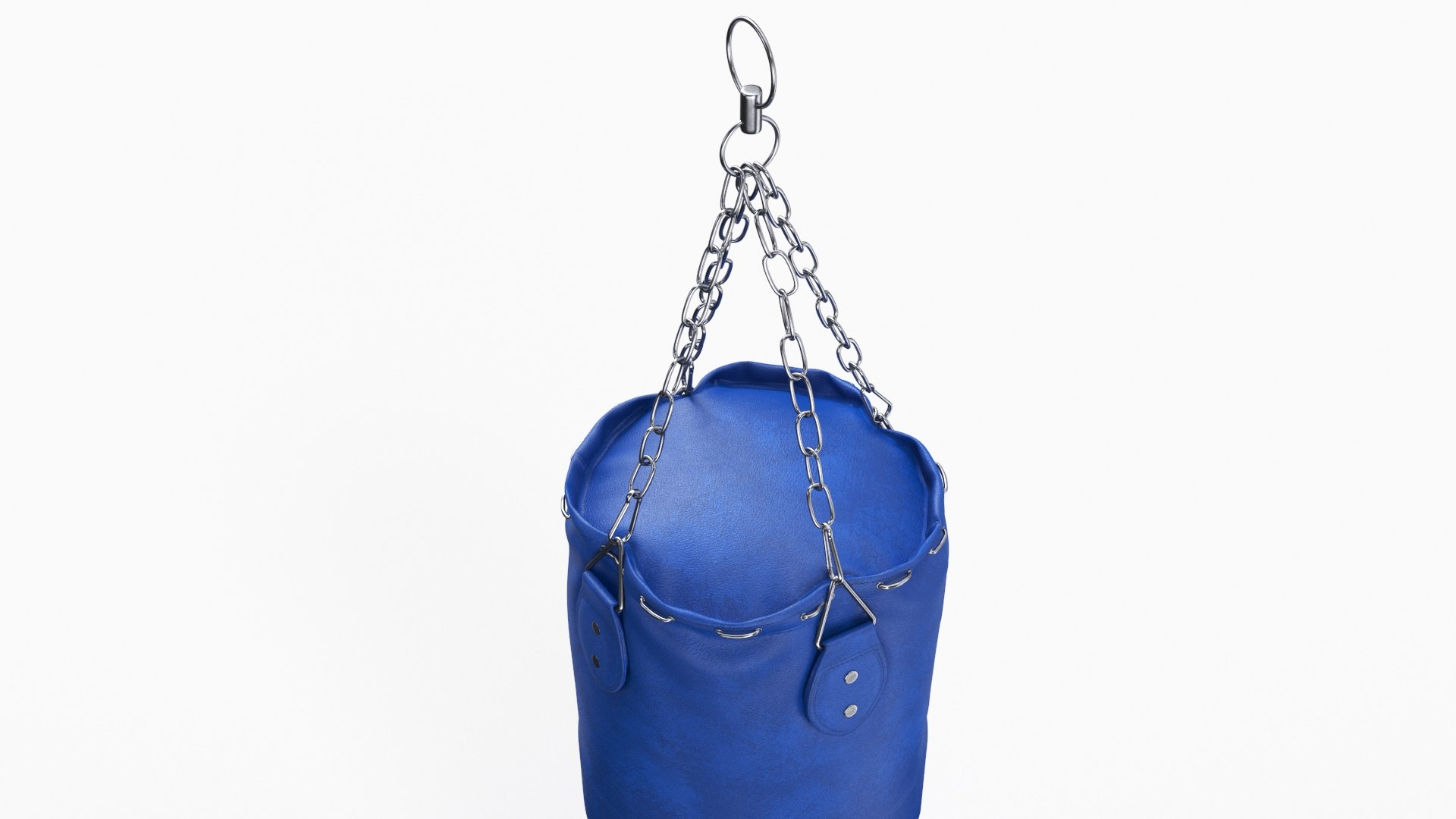 3D Punching Bag Blue Model - TurboSquid 1949690
