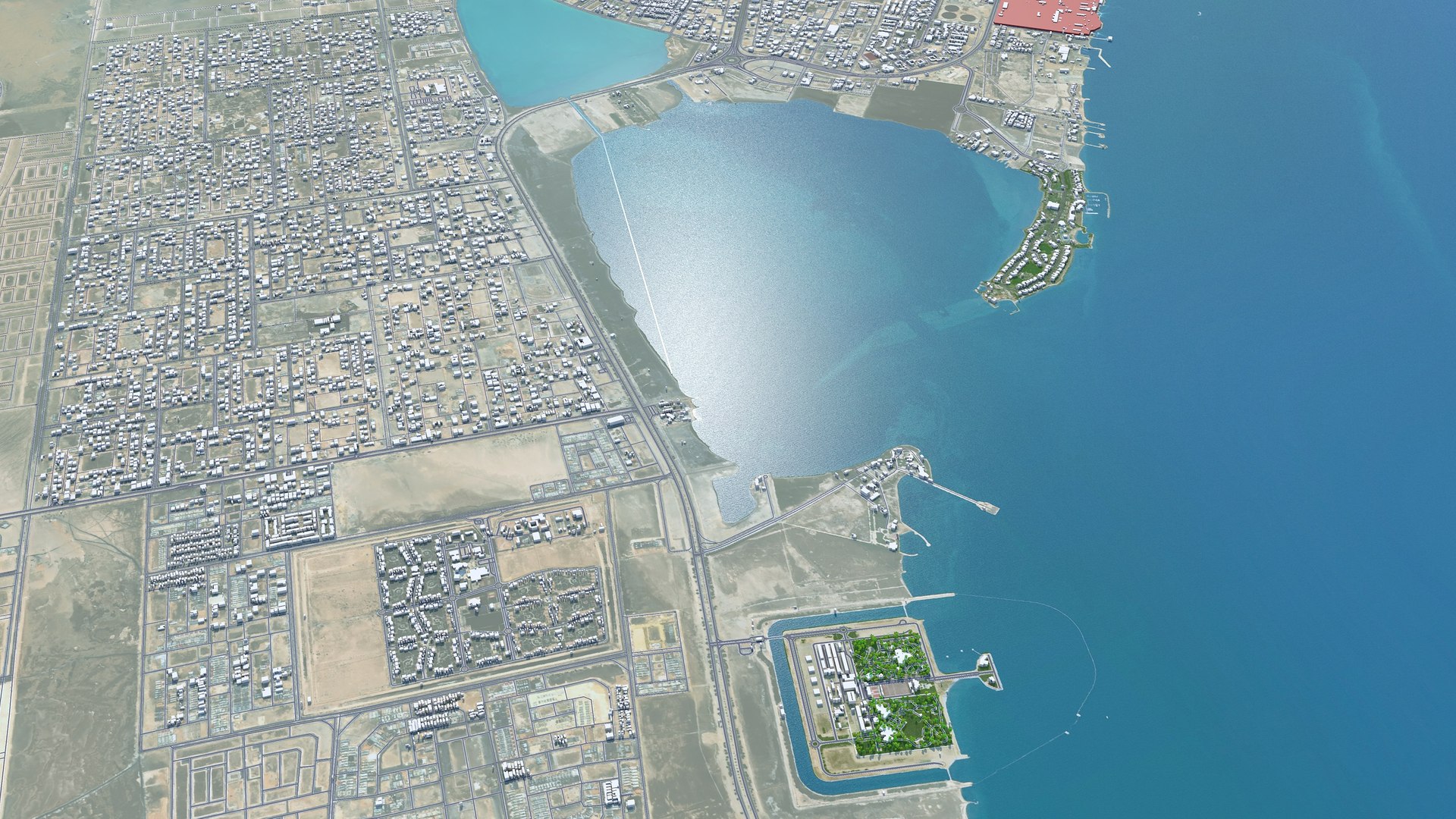 Al Khobar Saudi Arabia 3D Model - TurboSquid 2041965