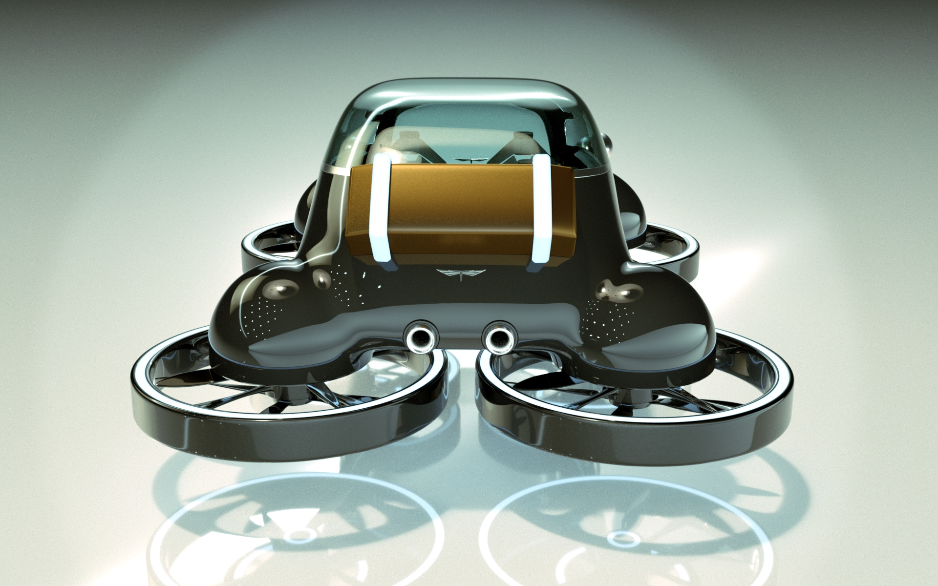 Car copter 3D model - TurboSquid 1212047