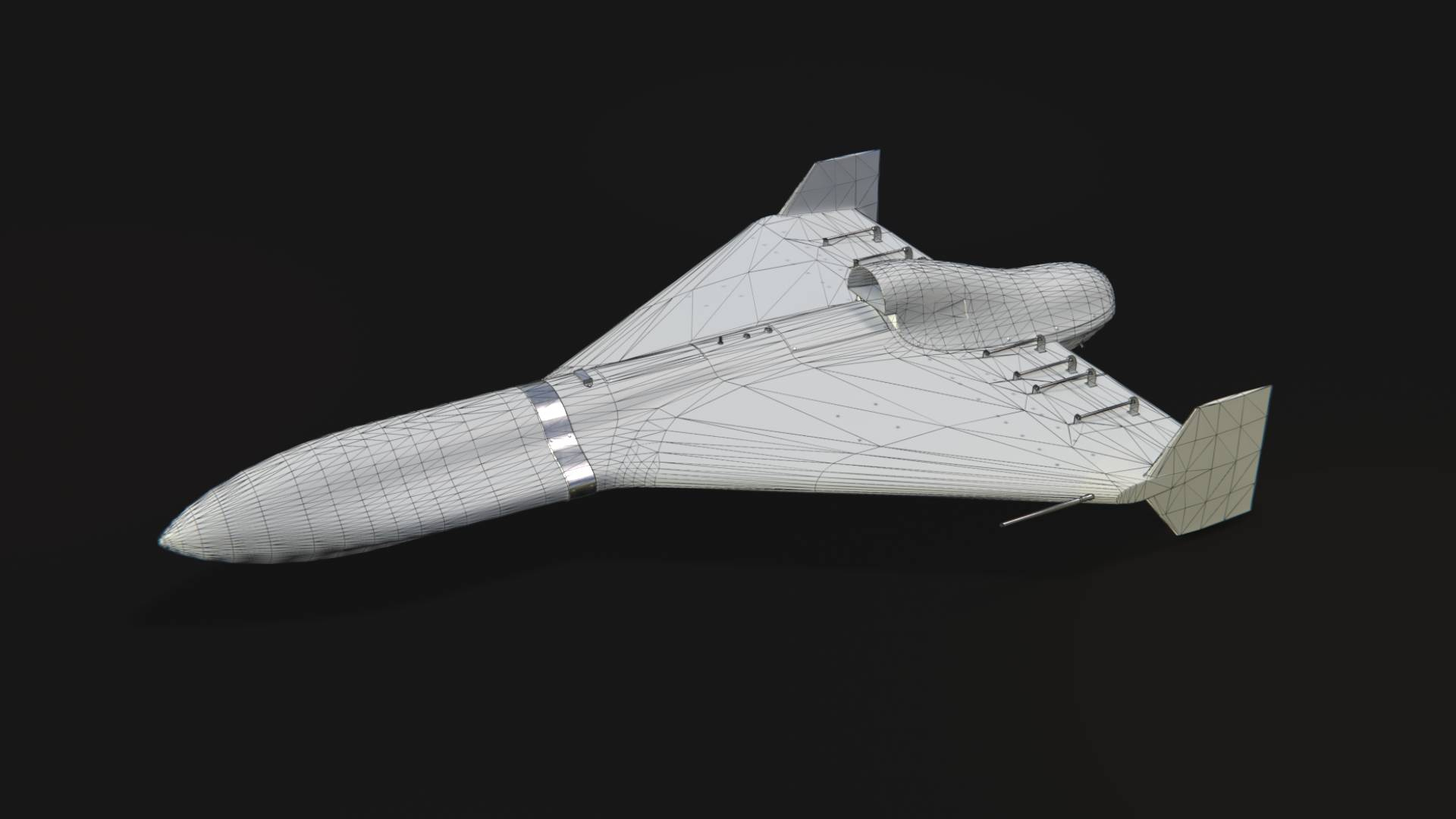 Shahed 238 Jet HESA Iranian Kamikaze Drone model - TurboSquid 2176587