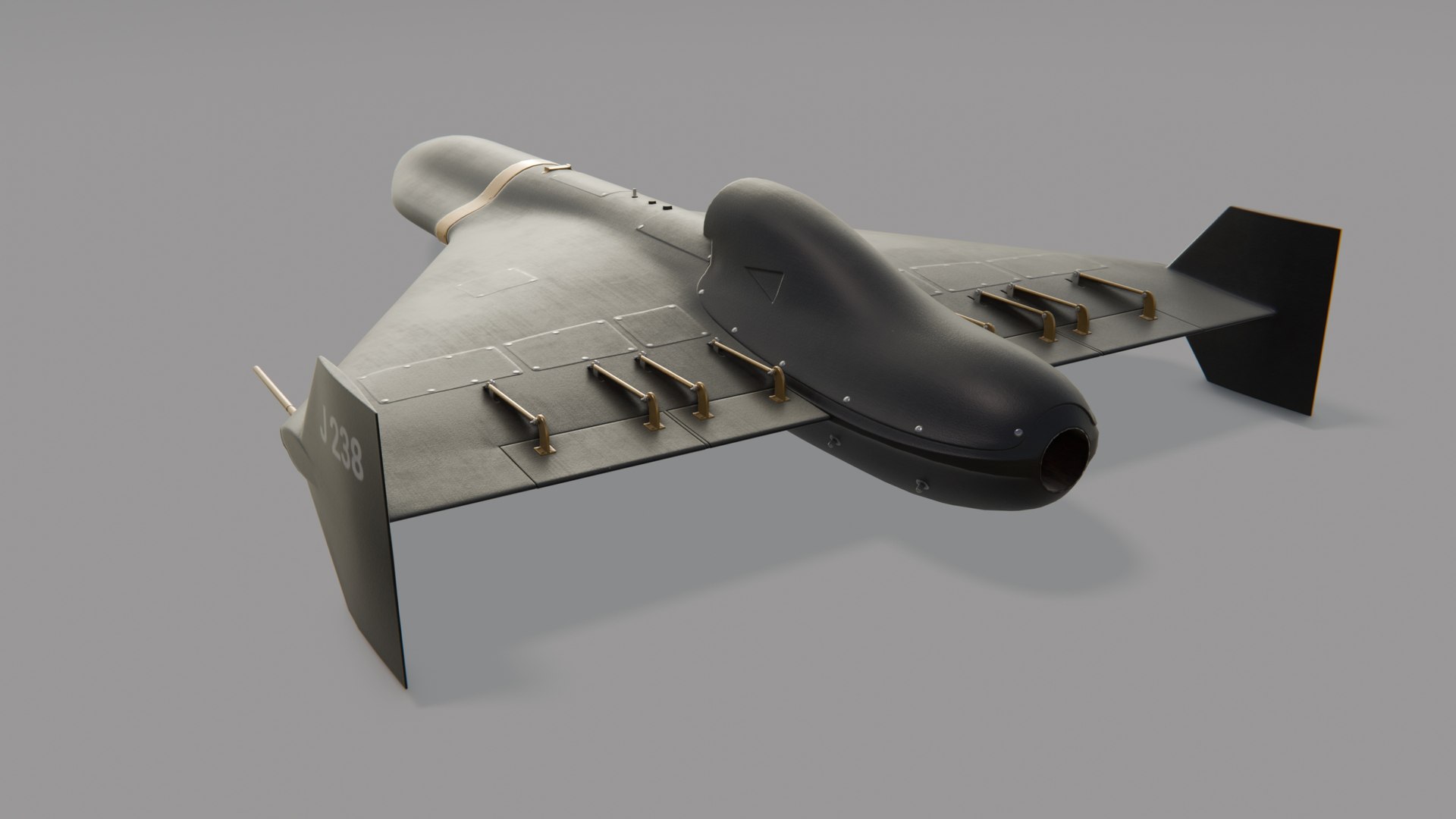 Shahed 238 Jet HESA Iranian Kamikaze Drone model - TurboSquid 2176587