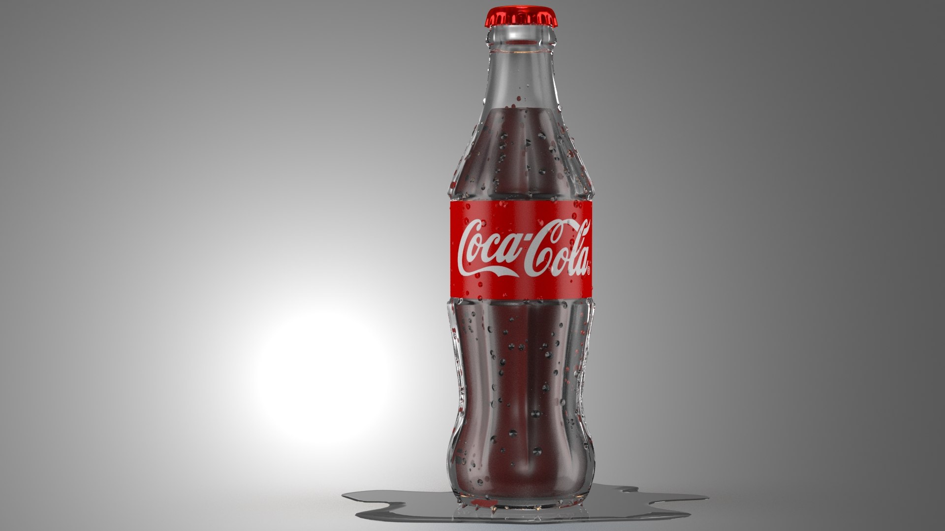 Wet Coke Bottle 3D Model - TurboSquid 1493041