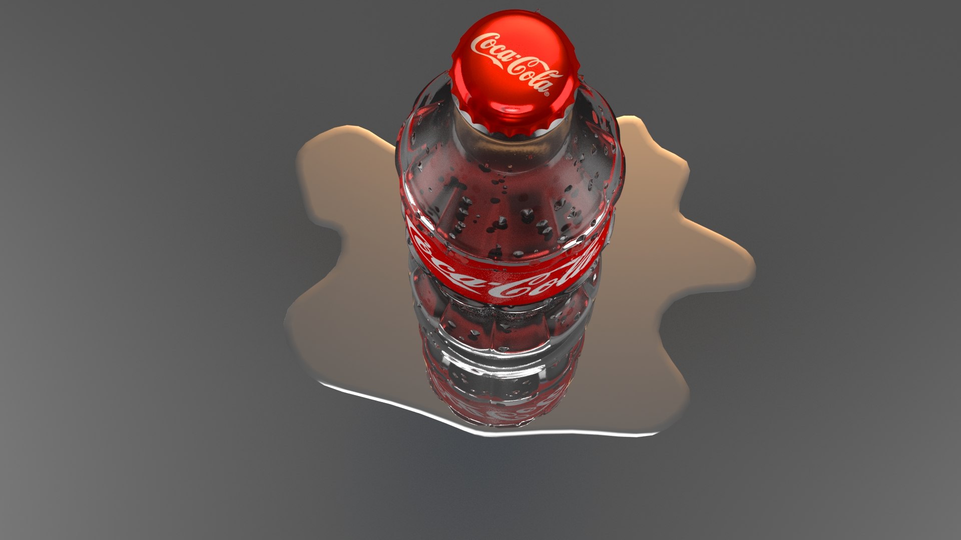 Wet Coke Bottle 3D Model - TurboSquid 1493041