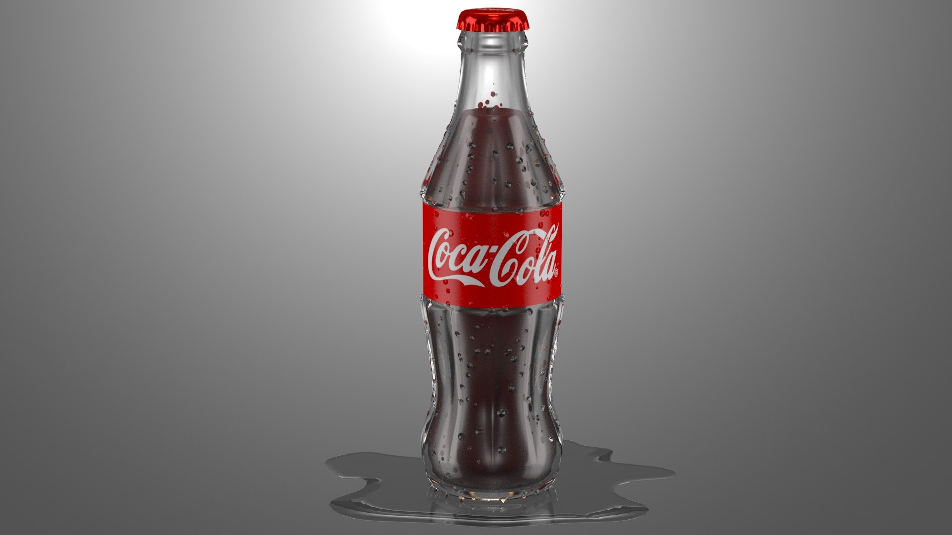 Wet Coke Bottle 3D Model - TurboSquid 1493041