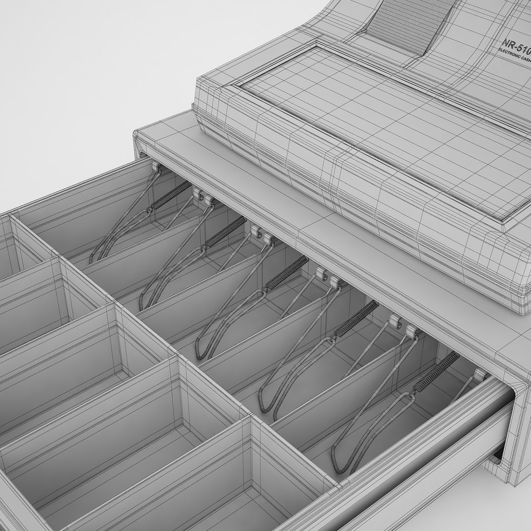 3D Model Cash Register Sam4s - TurboSquid 1335101