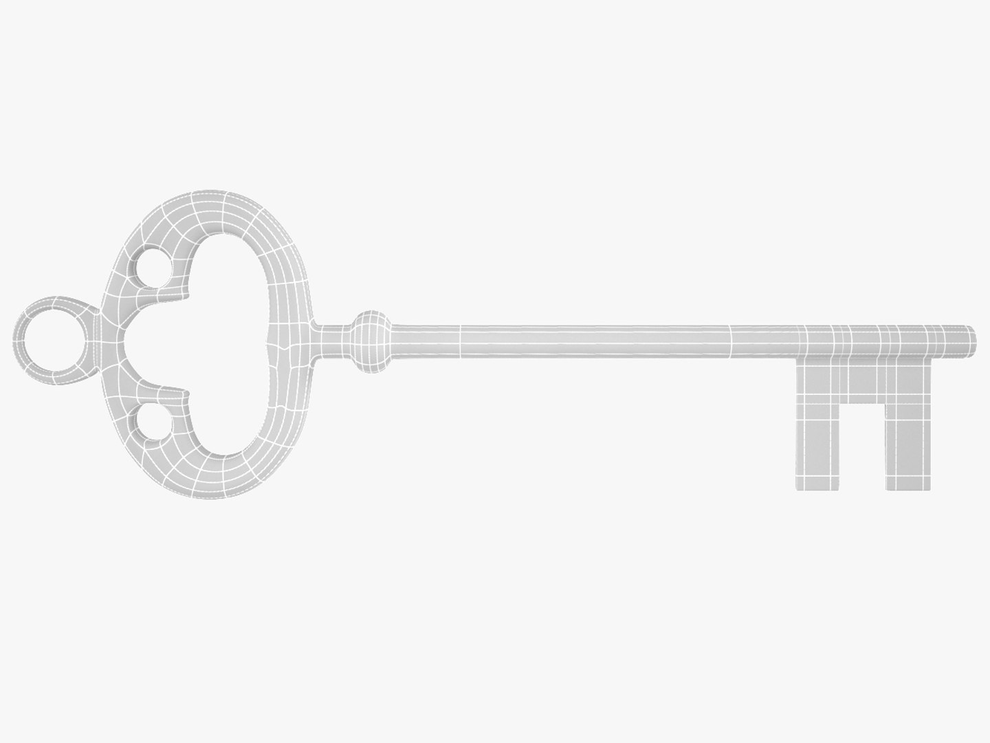 3D Old Key - TurboSquid 1383819