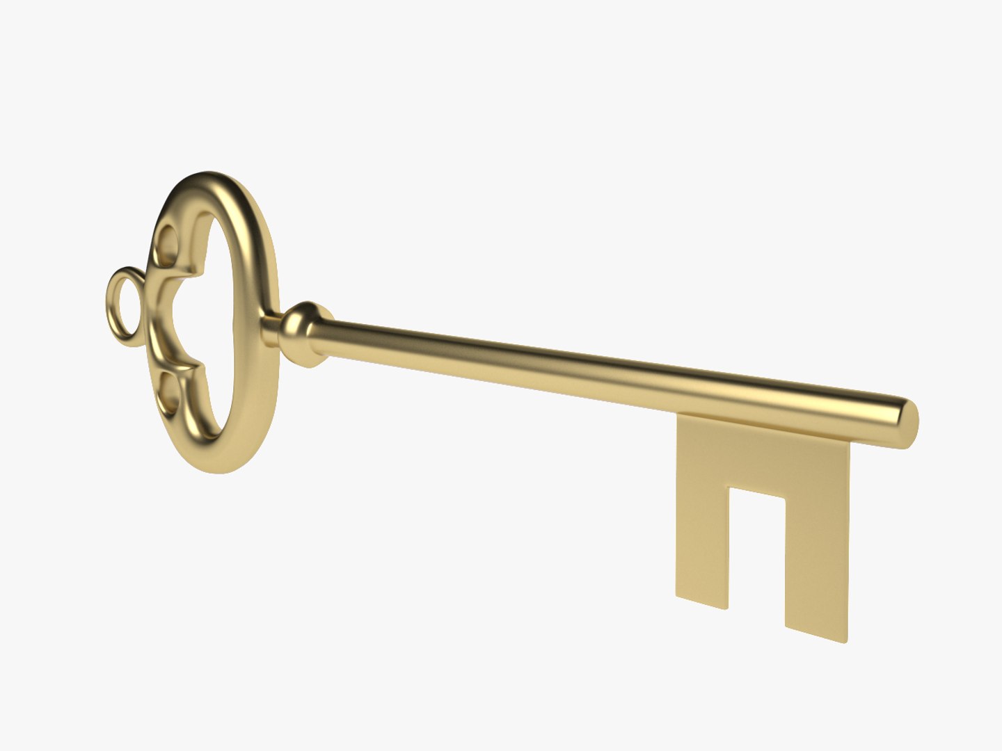 3D Old Key - TurboSquid 1383819