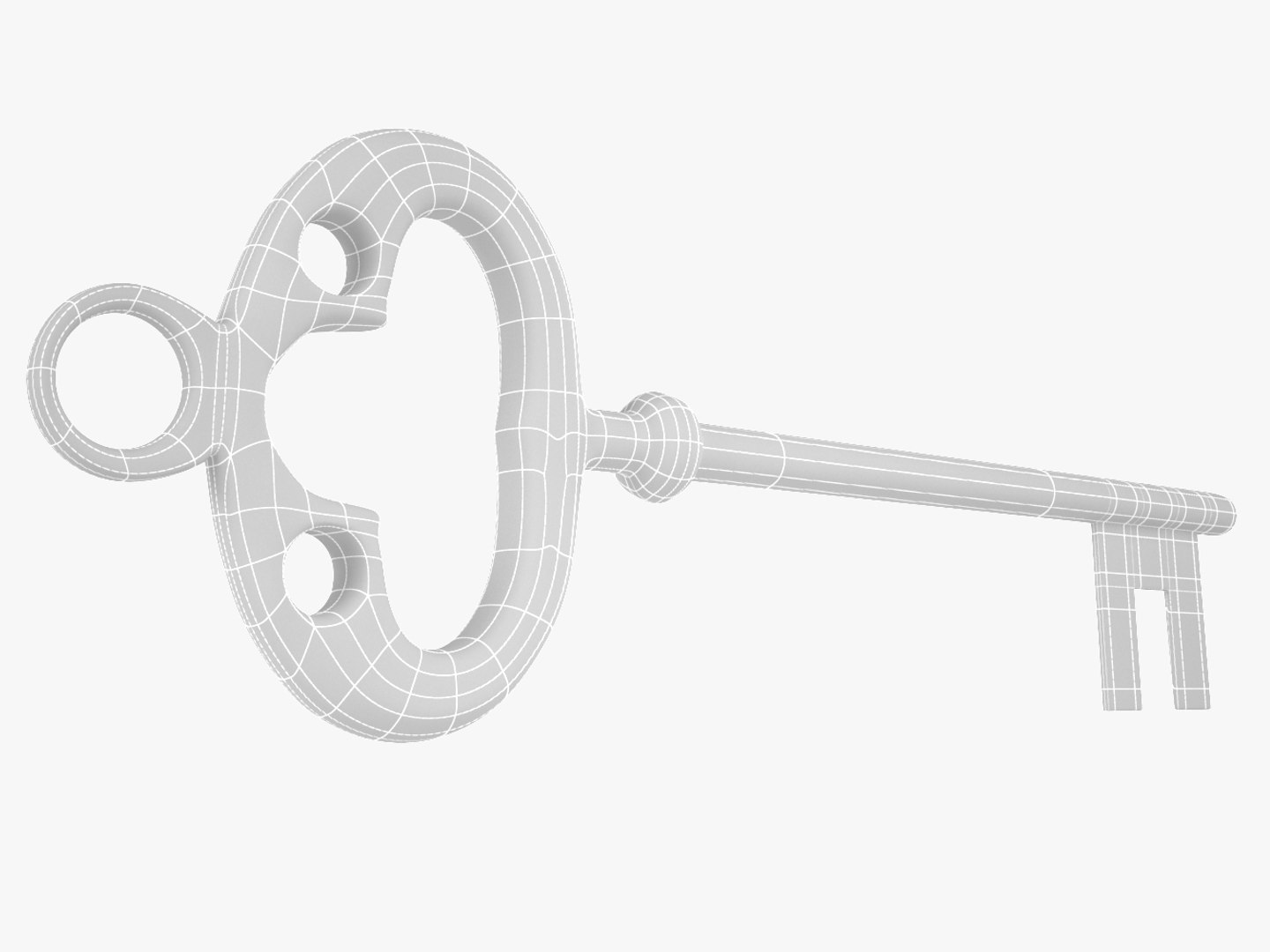 3D Old Key - TurboSquid 1383819