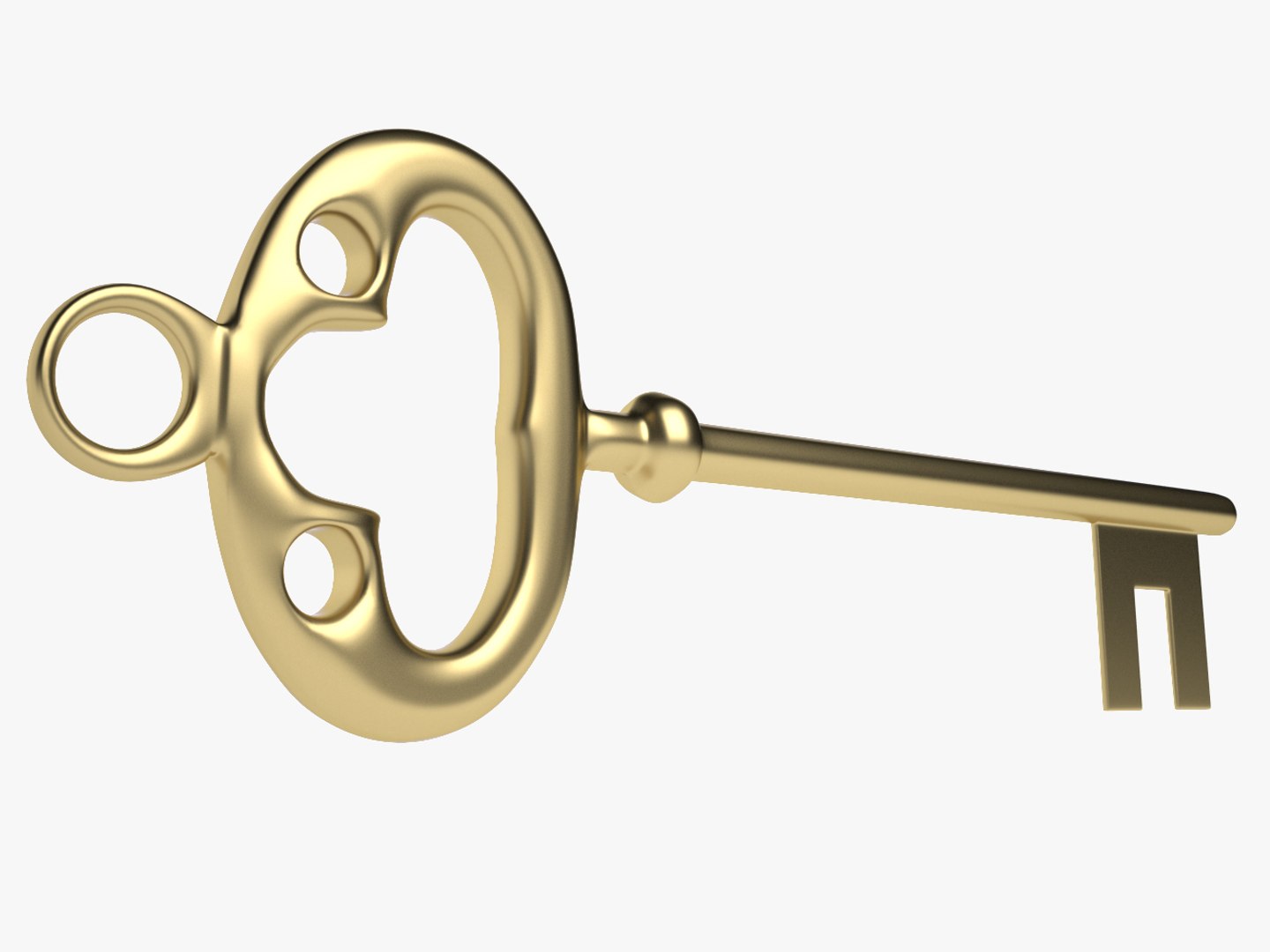 3D Old Key - TurboSquid 1383819