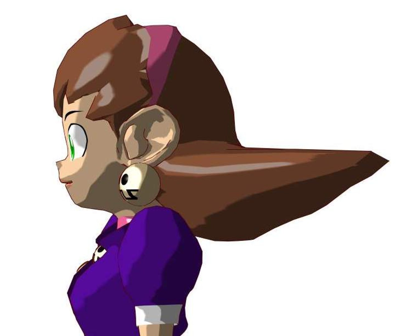 3d Megaman Legends Miss Tron Model