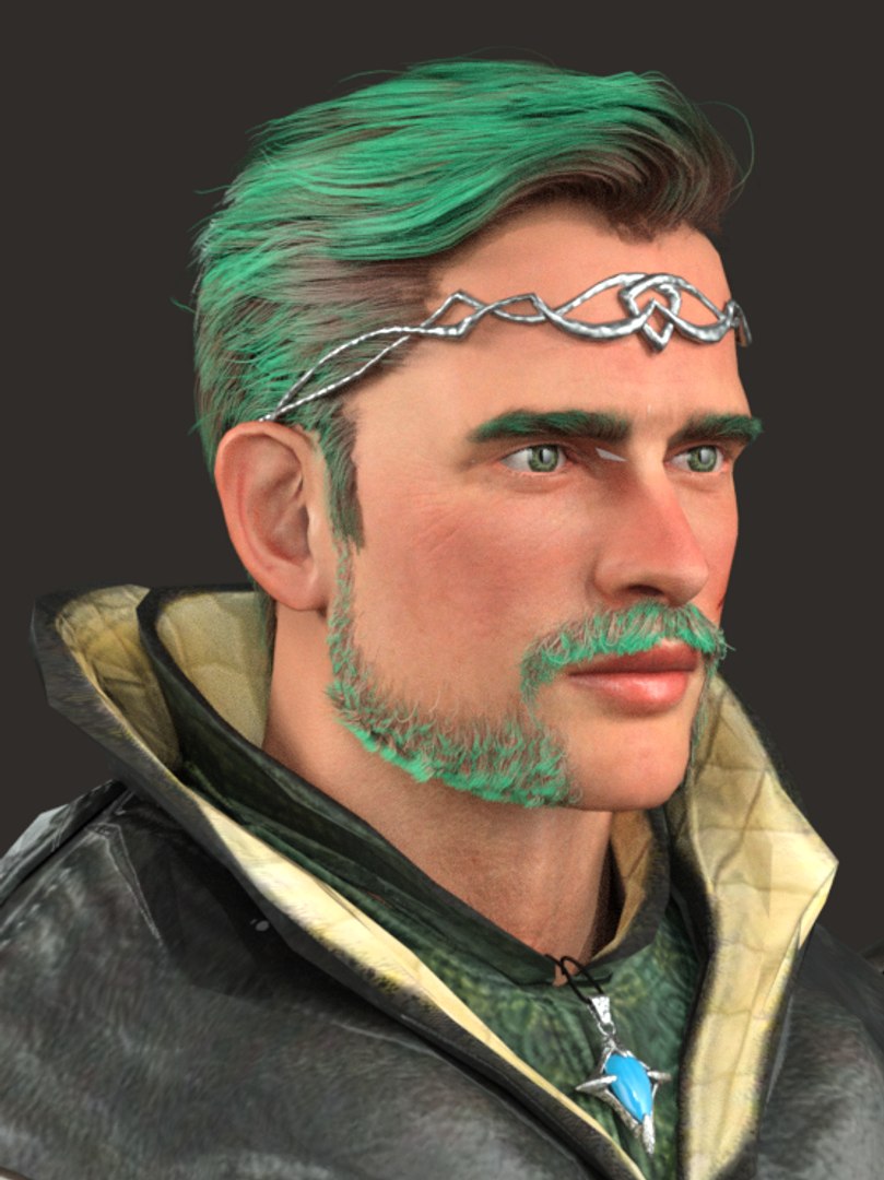 Realistic Rigged Medieval Man Soldier-Bryn Character 3D Model Model ...