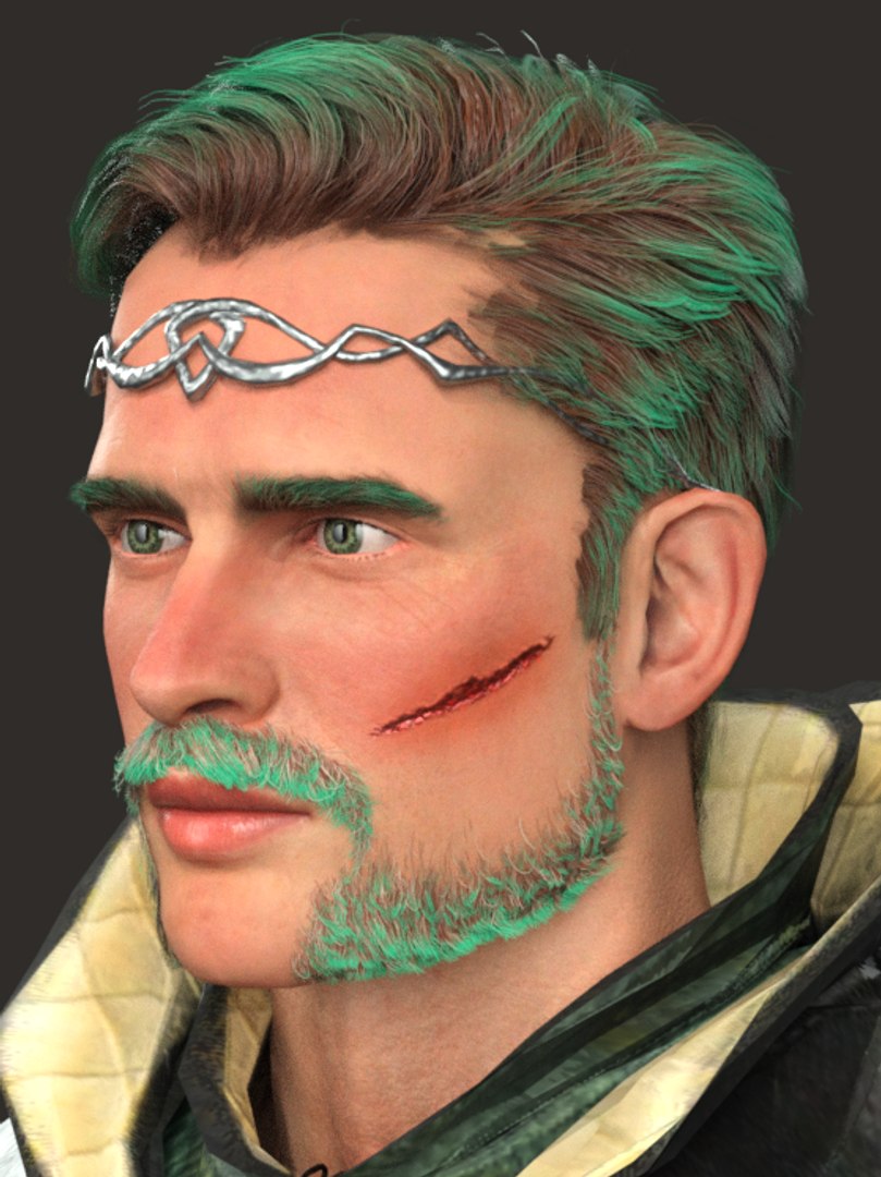 Realistic Rigged Medieval Man Soldier-Bryn Character 3D Model Model ...