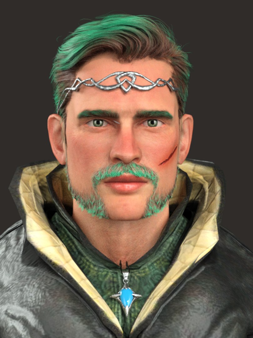 Realistic Rigged Medieval Man Soldier-Bryn Character 3D Model Model ...