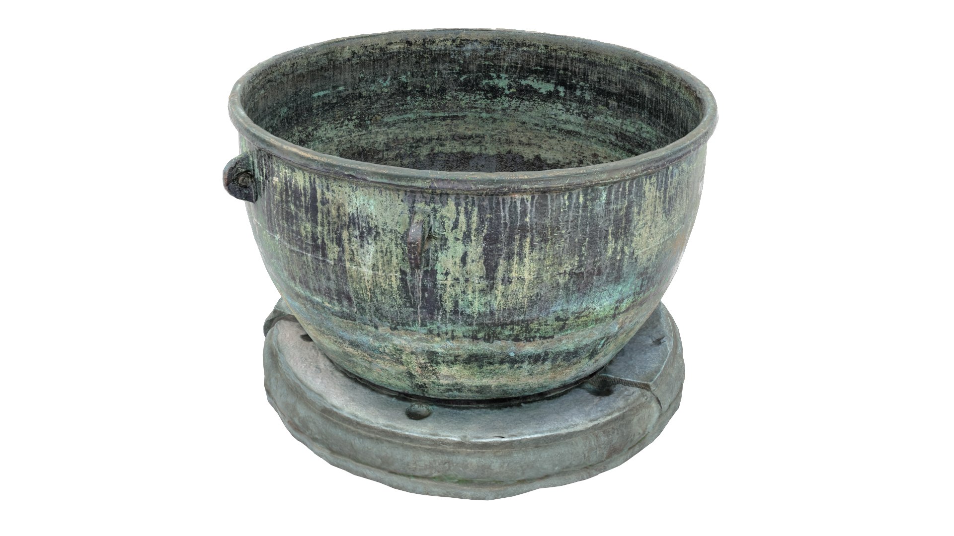 3D Ancient Steel Cauldron 02 Model - TurboSquid 2460181