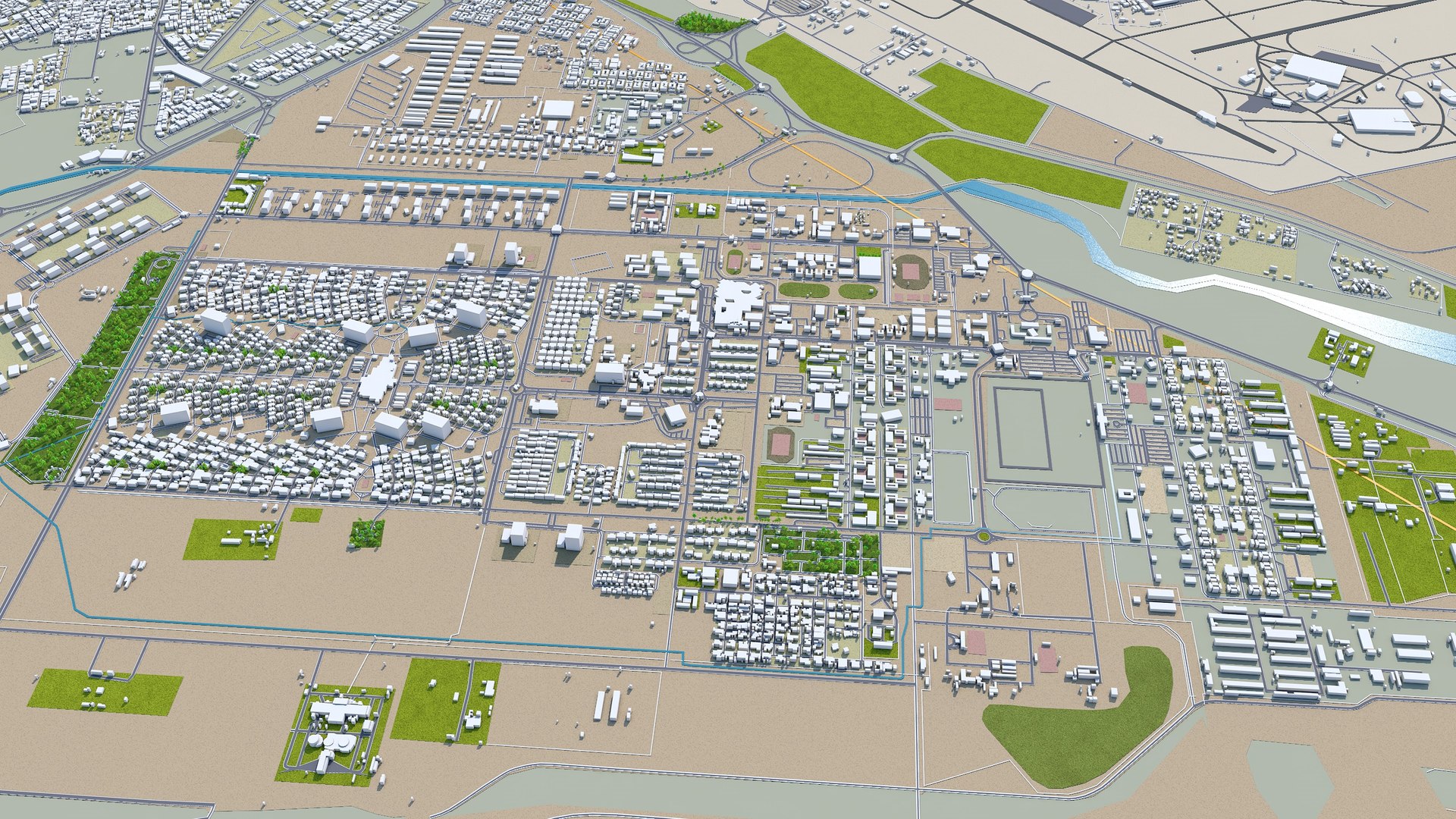 Tabuk Saudi Arabia 3D Model - TurboSquid 2042540