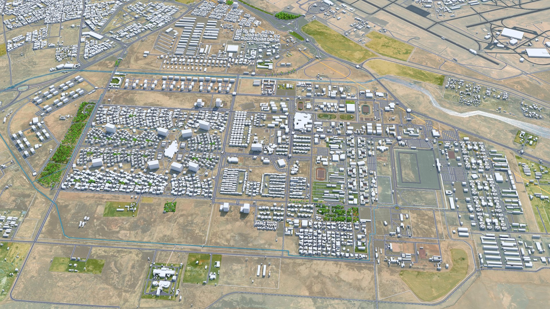 Tabuk Saudi Arabia 3D Model - TurboSquid 2042540