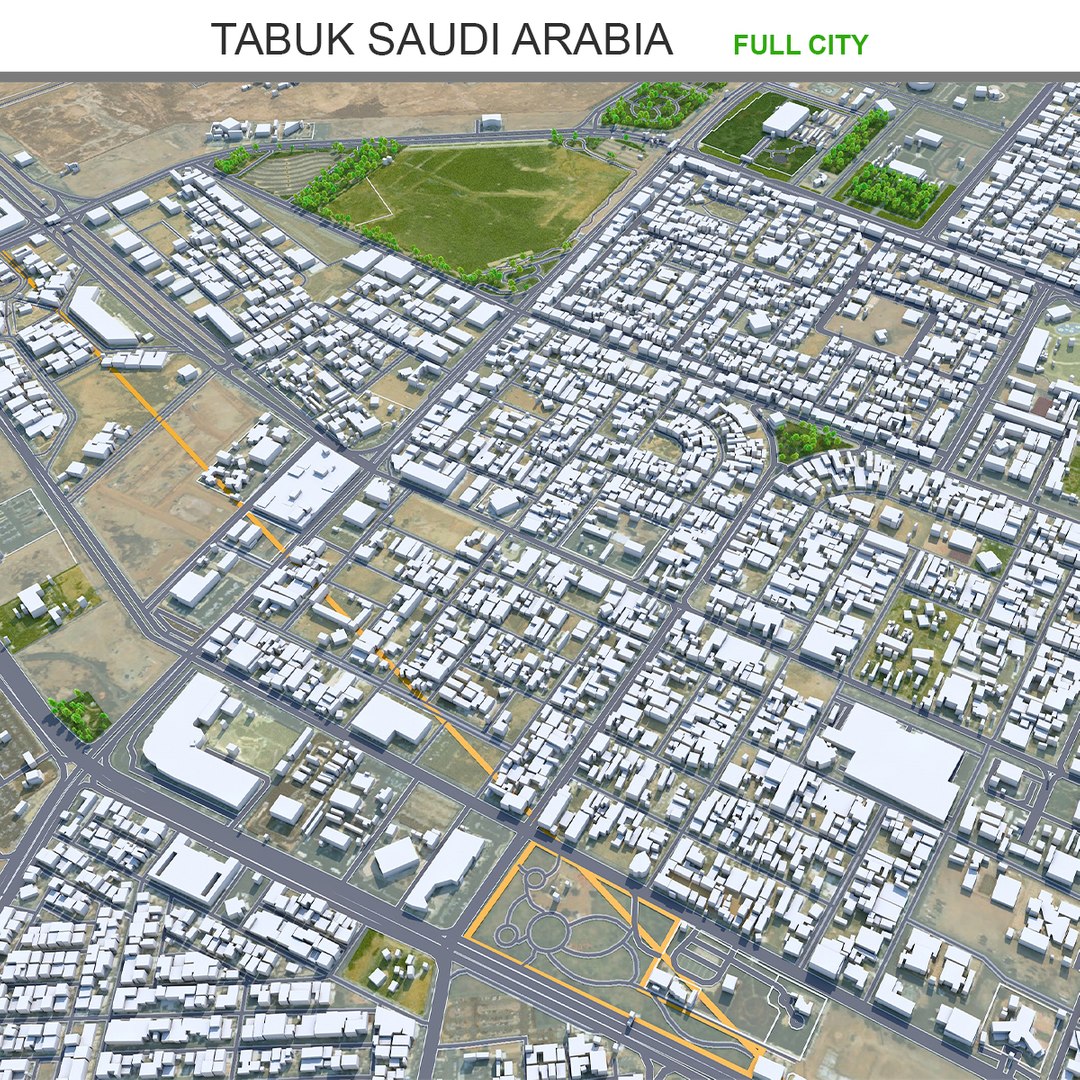 Tabuk Saudi Arabia 3D Model - TurboSquid 2042540