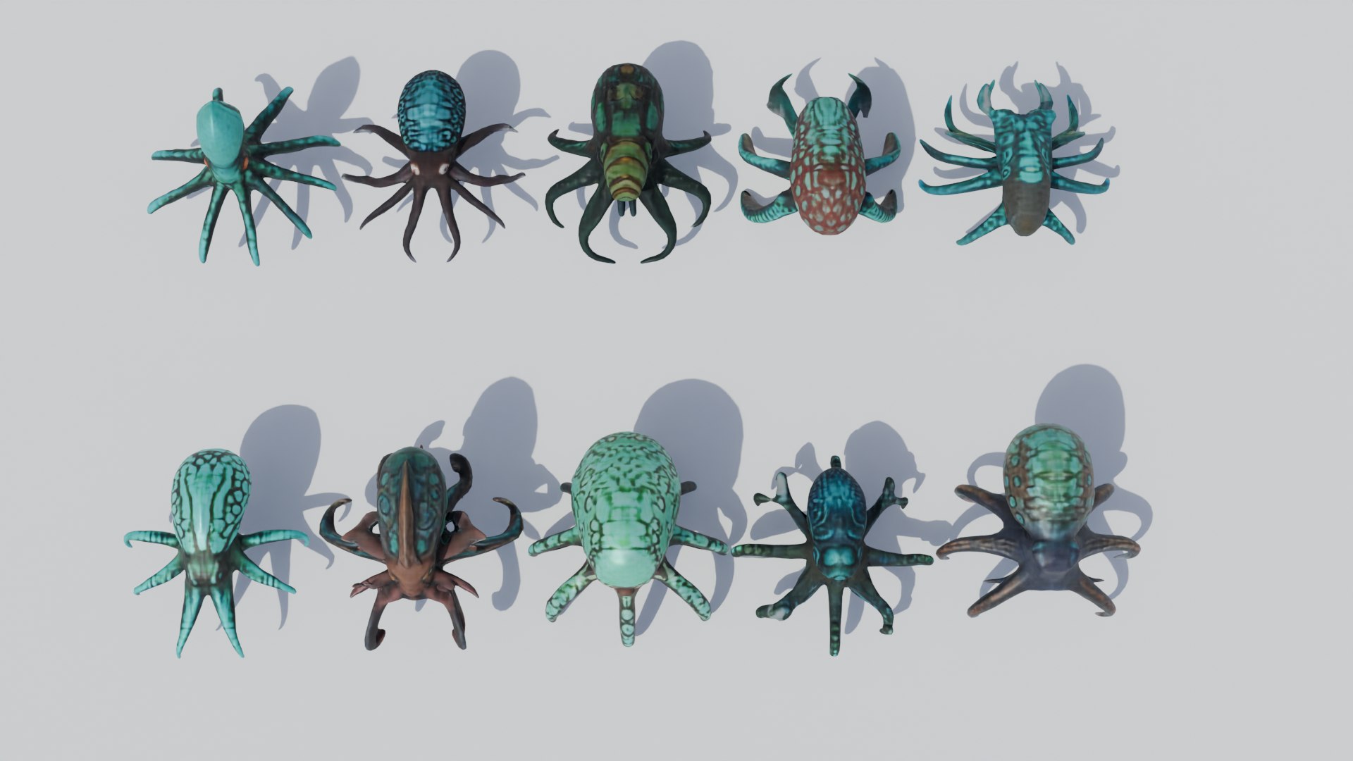 BioLume OctoPack Deep Sea Delights Model - TurboSquid 2210518
