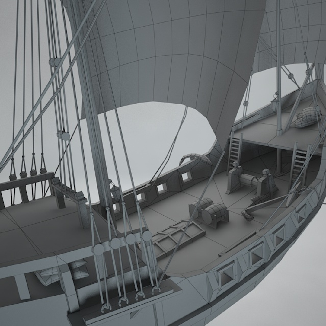 Free unwrapped ship 3D - TurboSquid 1278443
