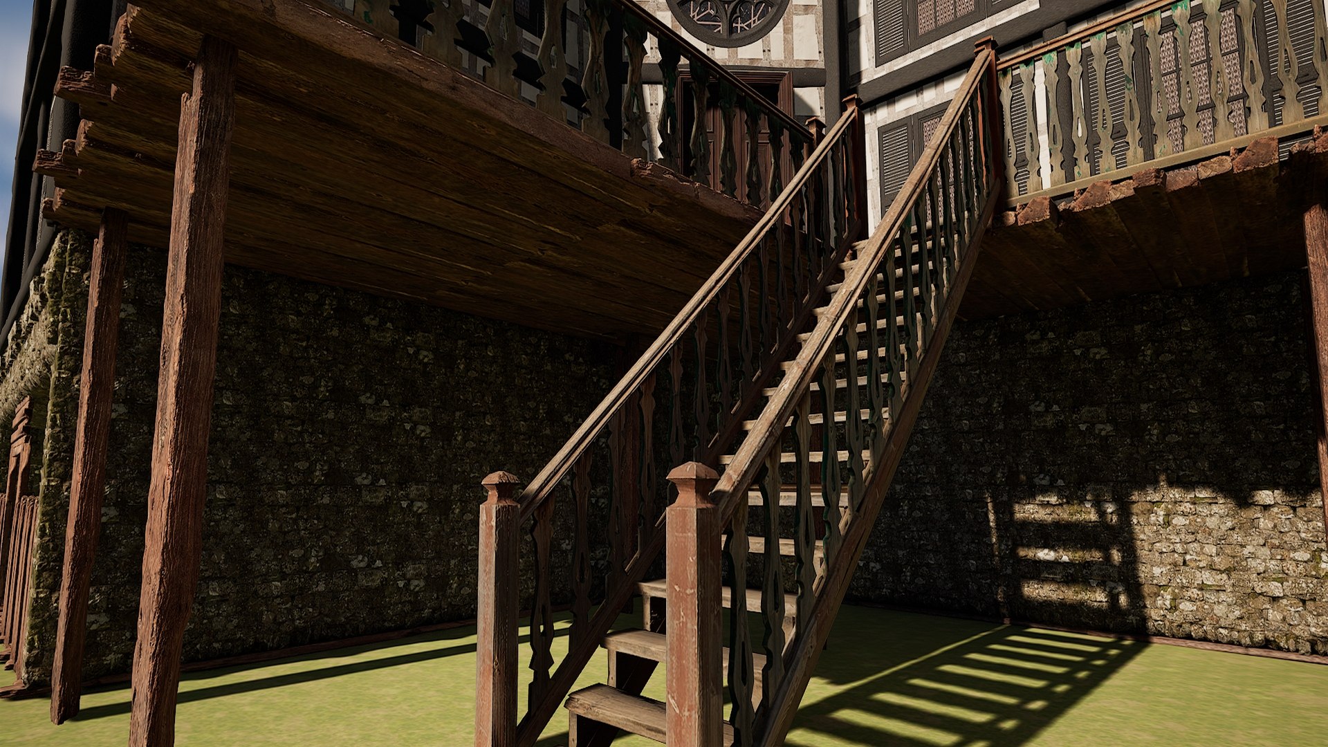 Medieval Fantasy House-Mansion-Manor-Hotel Model - TurboSquid 2292102
