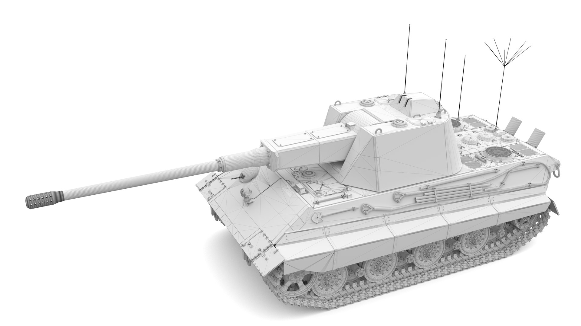 Free E-75 FlaK 3D - TurboSquid 2243544