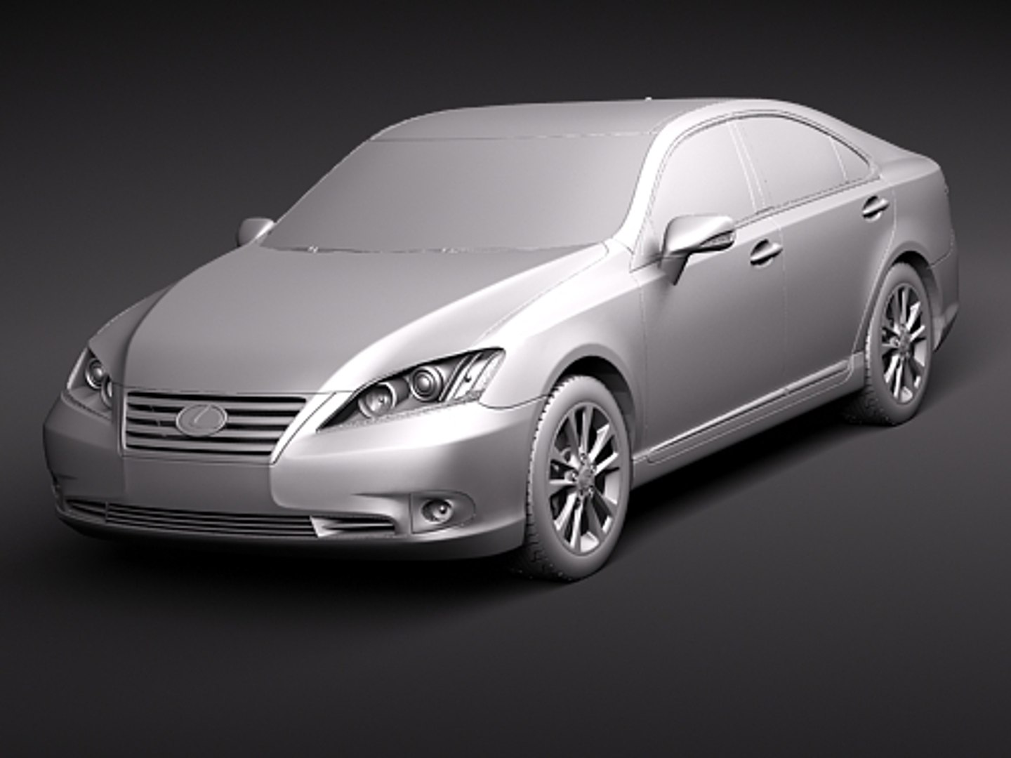 3d Lexus Es 350 Es350 Model