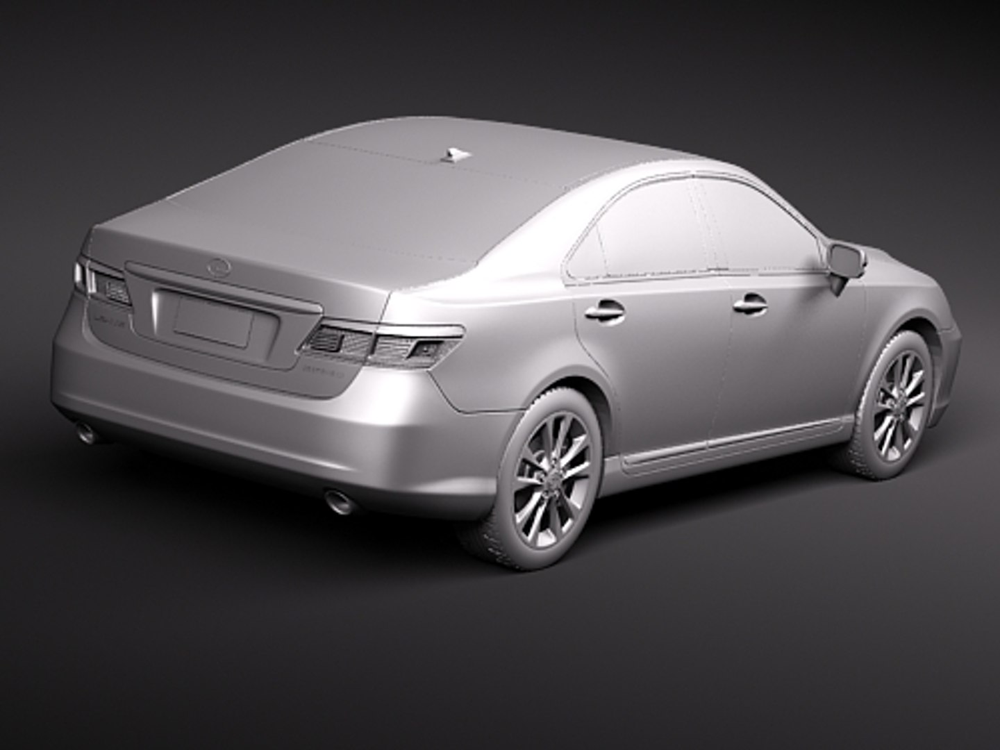 3d Lexus Es 350 Es350 Model