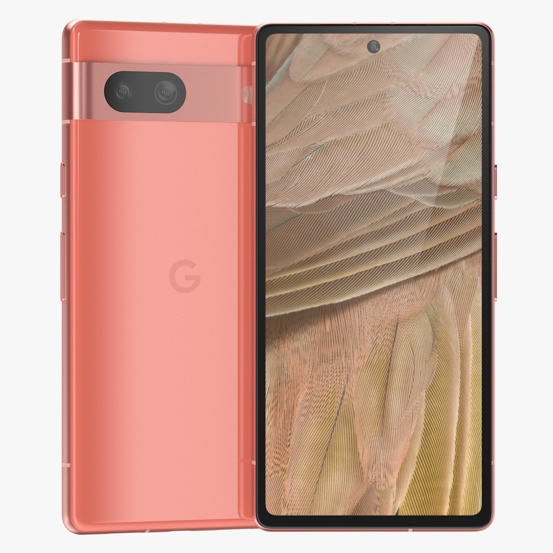Google Pixel 7a Coral 3D model - TurboSquid 2064699