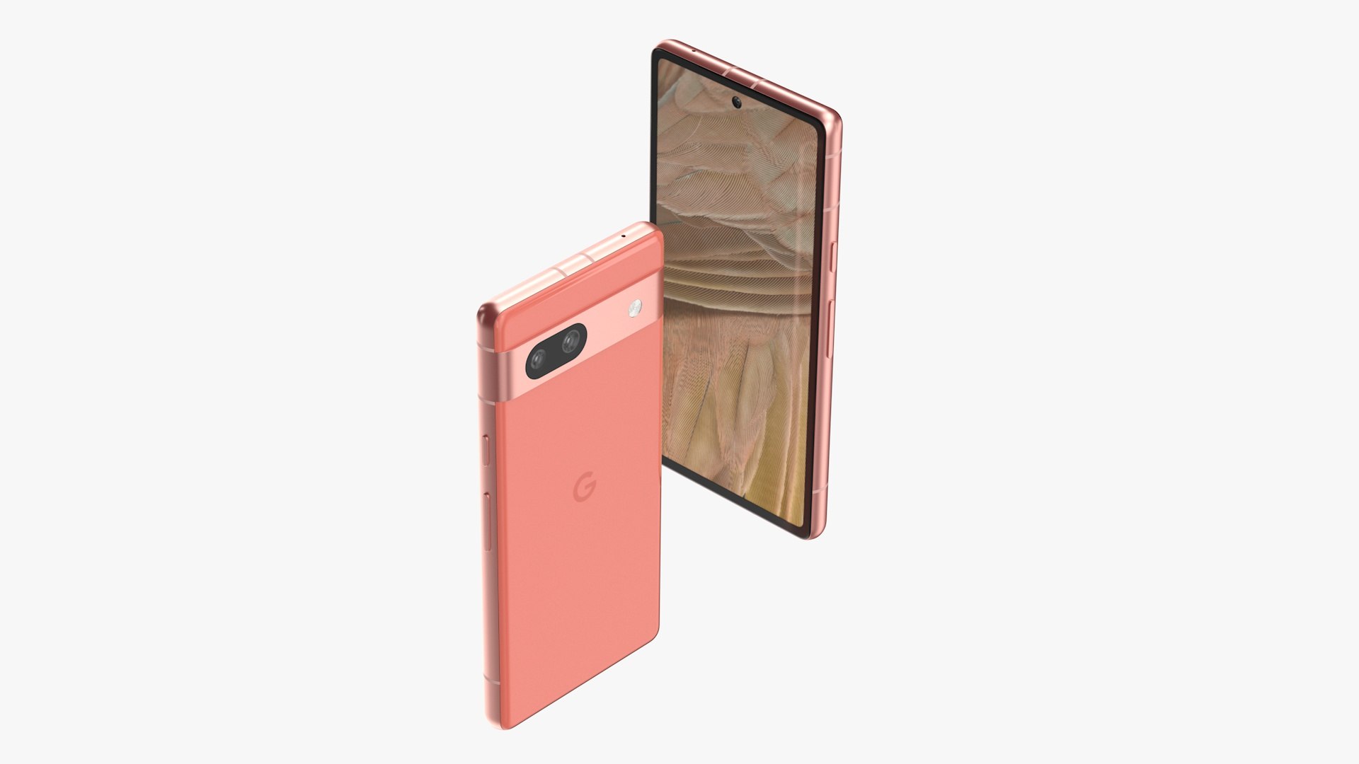 Google Pixel 7a Coral 3D Model - TurboSquid 2064699