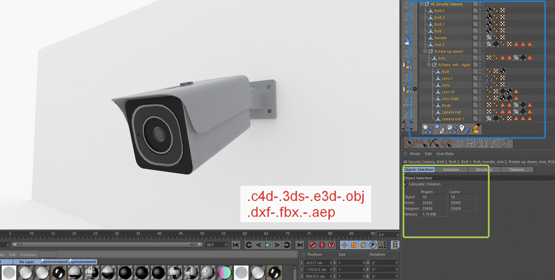 Camera Model - TurboSquid 1672017