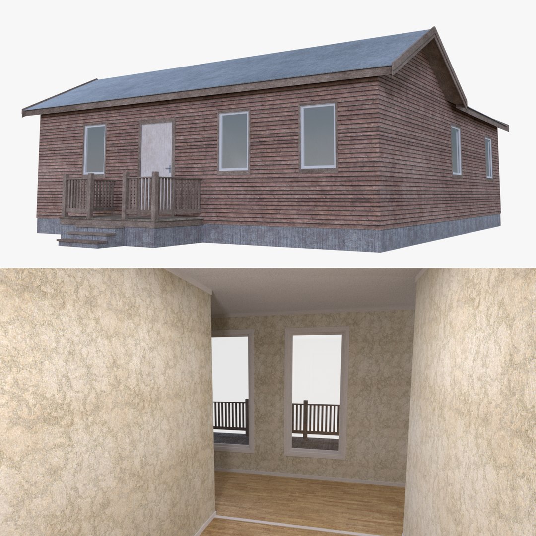 obj residential home interior house