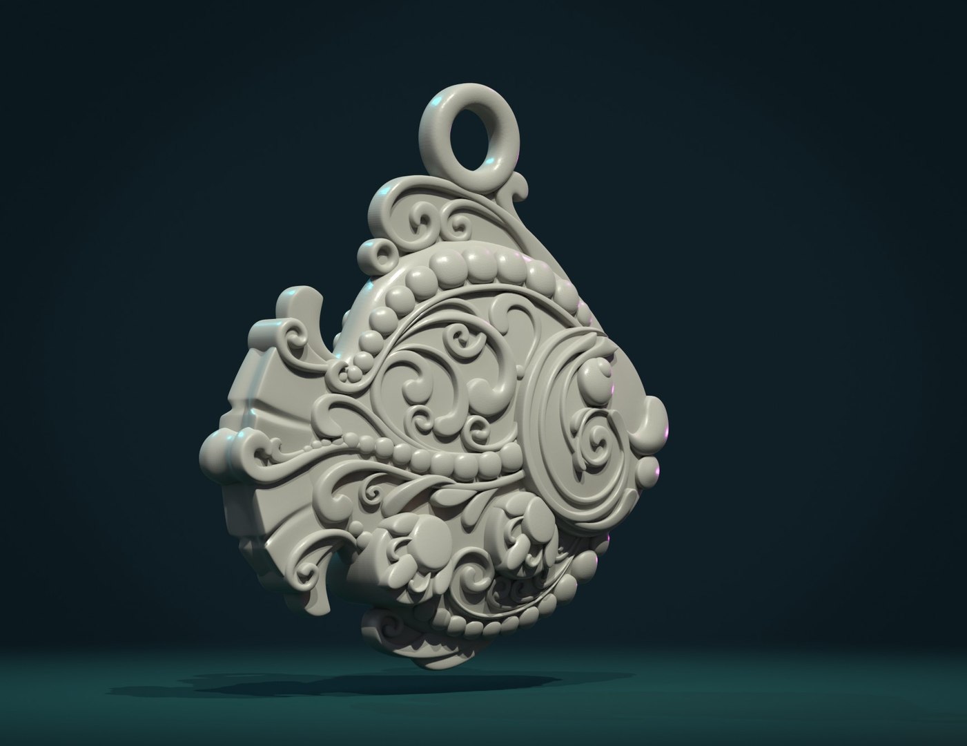 Fish charm 3D model - TurboSquid 1572528