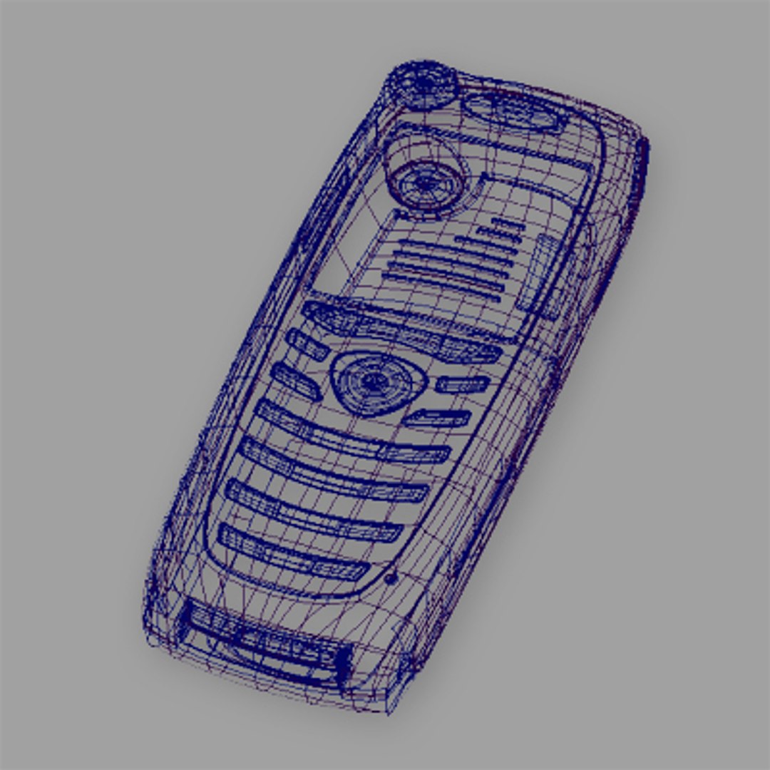 cellular phone siemens 3d model