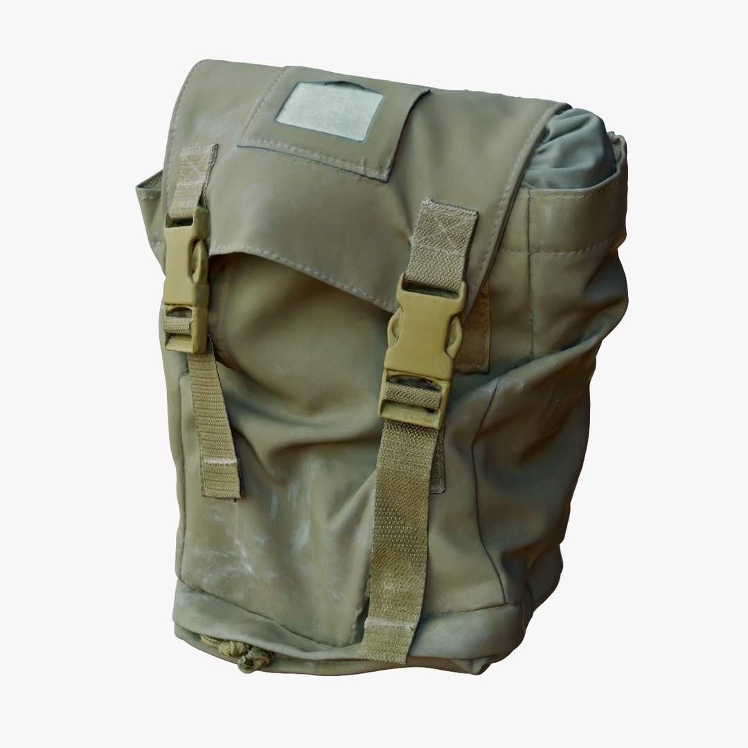 Military Mask Bag - Photogrammetry 3D Model - TurboSquid 2174208