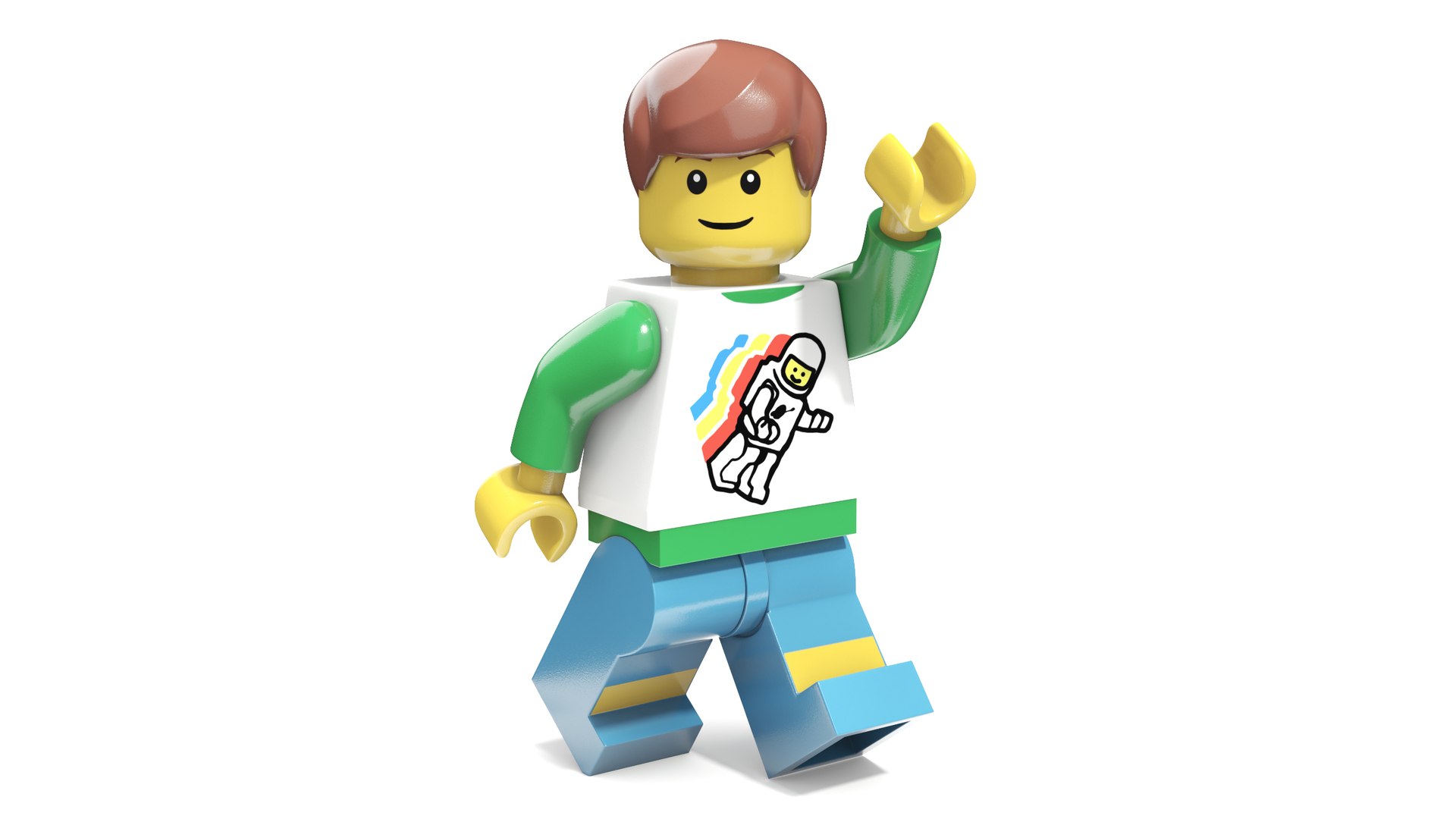 3D Minifigure LEGO Teenager Rigged For Maya - TurboSquid 2295095
