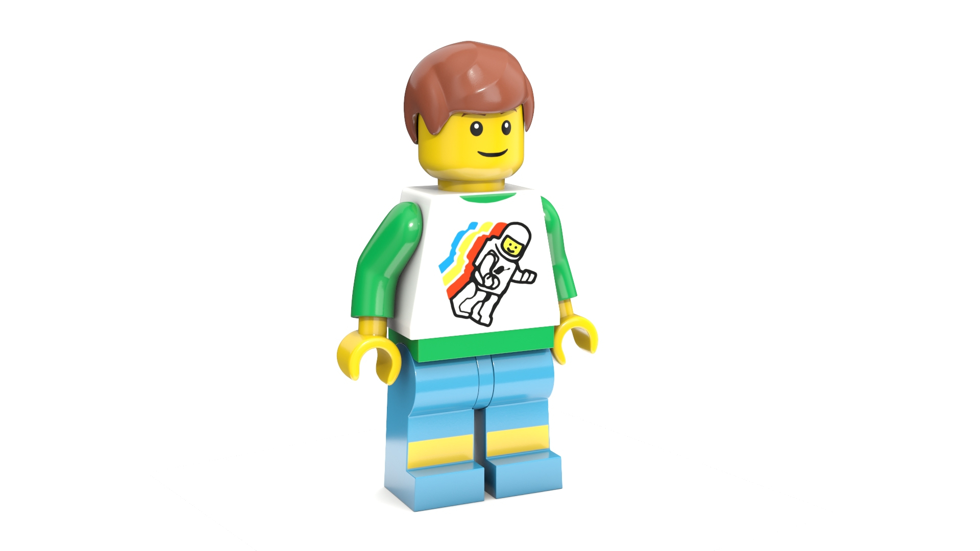 3D Minifigure LEGO Teenager Rigged For Maya - TurboSquid 2295095
