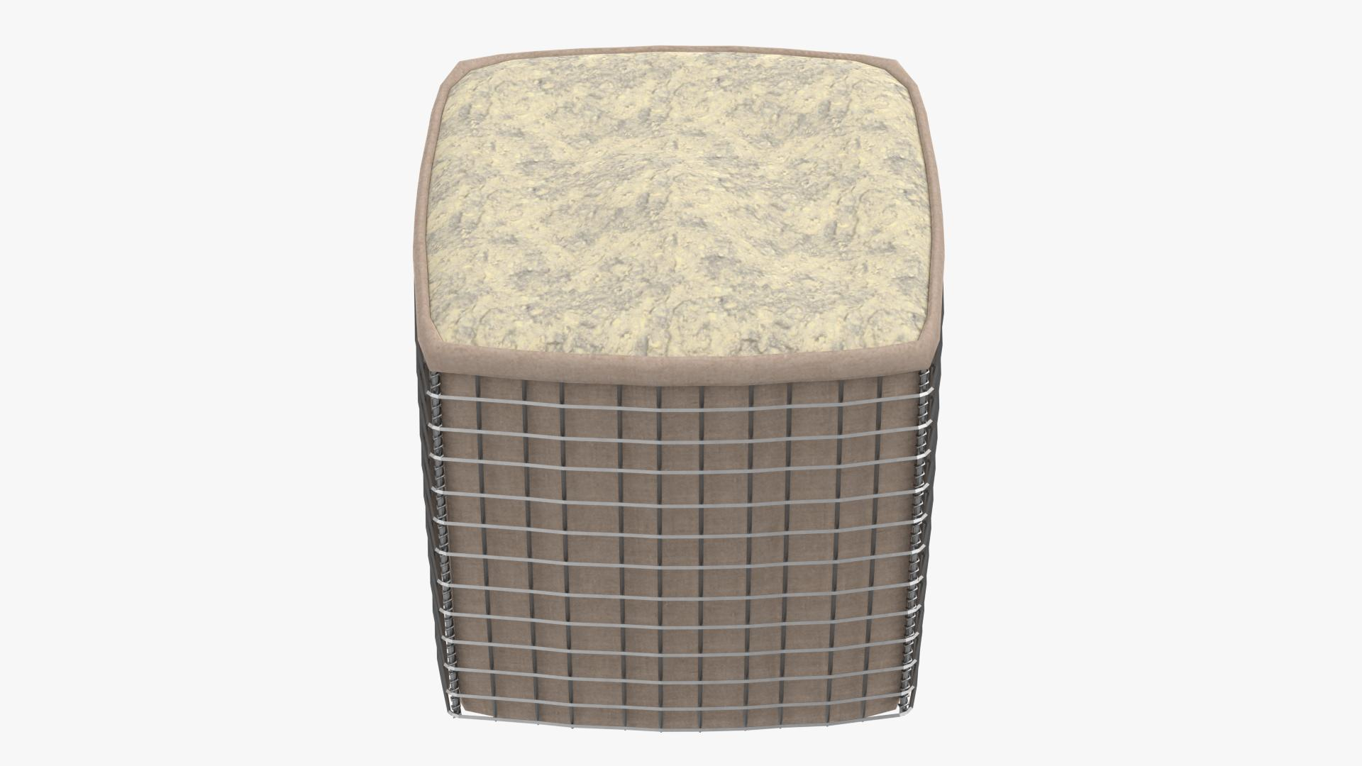3D Model Sand Block Concertainer Barrier - TurboSquid 2173933