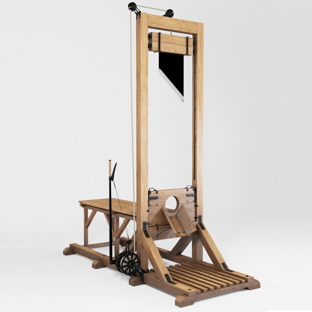 3D Guillotine - TurboSquid 1305932