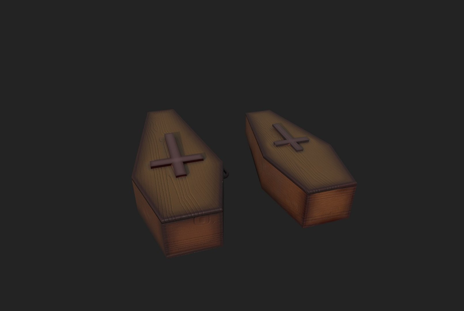 3D Stylized Coffin Model - TurboSquid 1631709