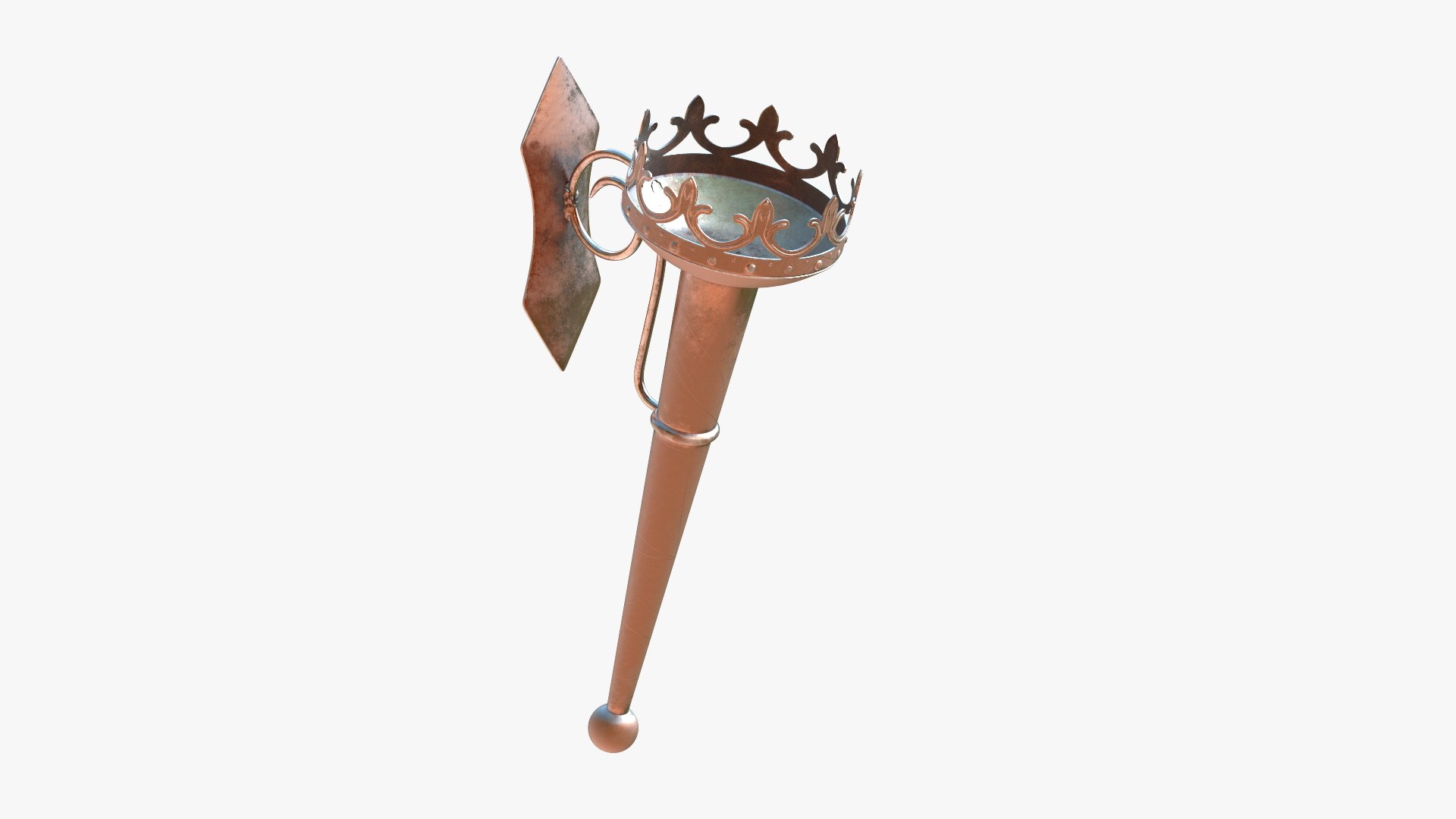 Medieval Torch 3D Model - TurboSquid 2197996