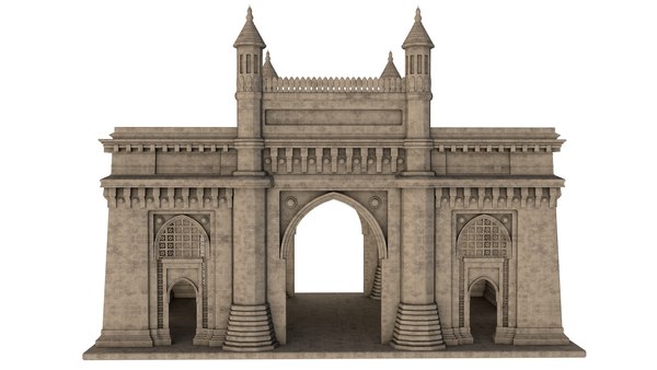 Mumbai The Gateway Of India 3D model - TurboSquid 1991355