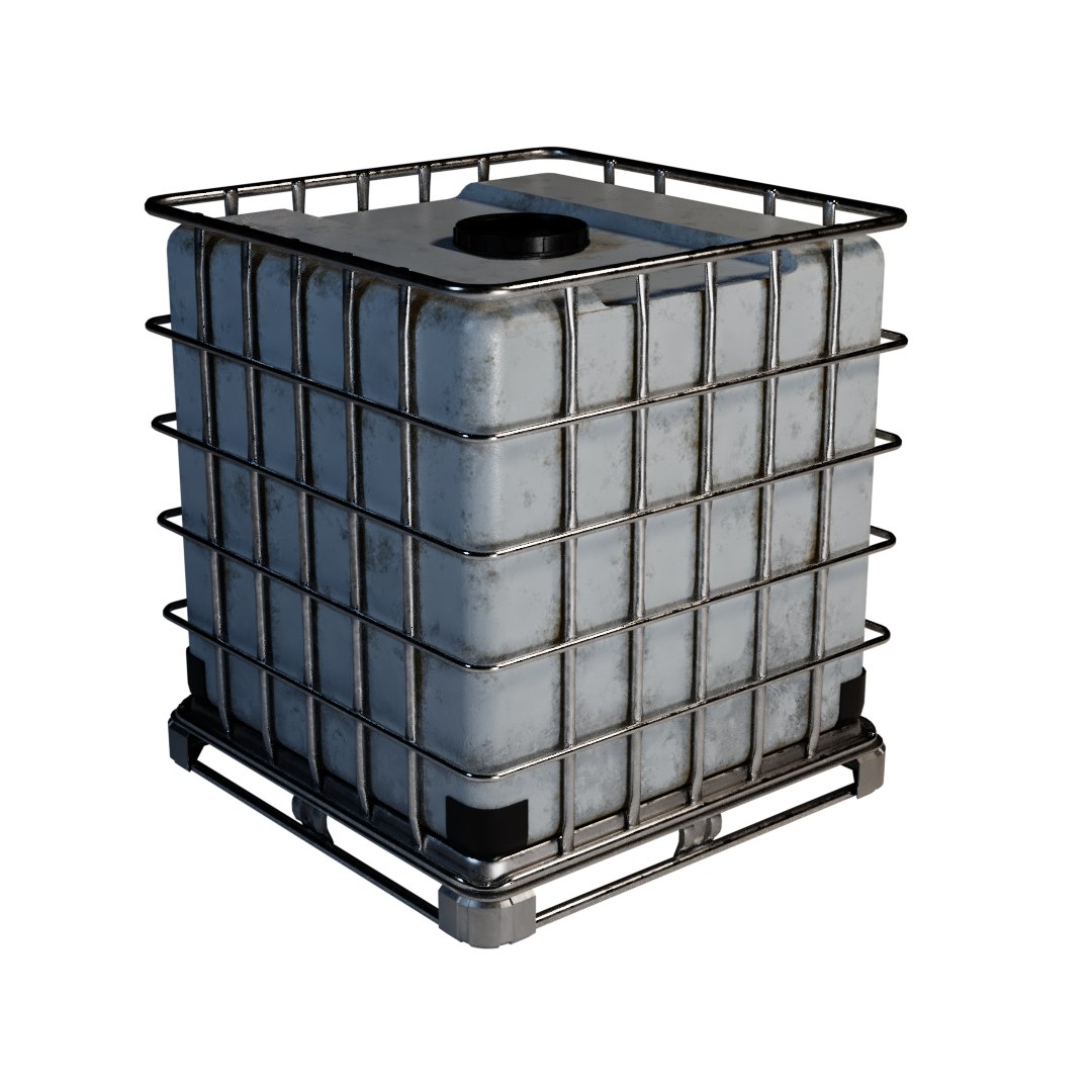 1000l Water Contain 3D Model - TurboSquid 1251289