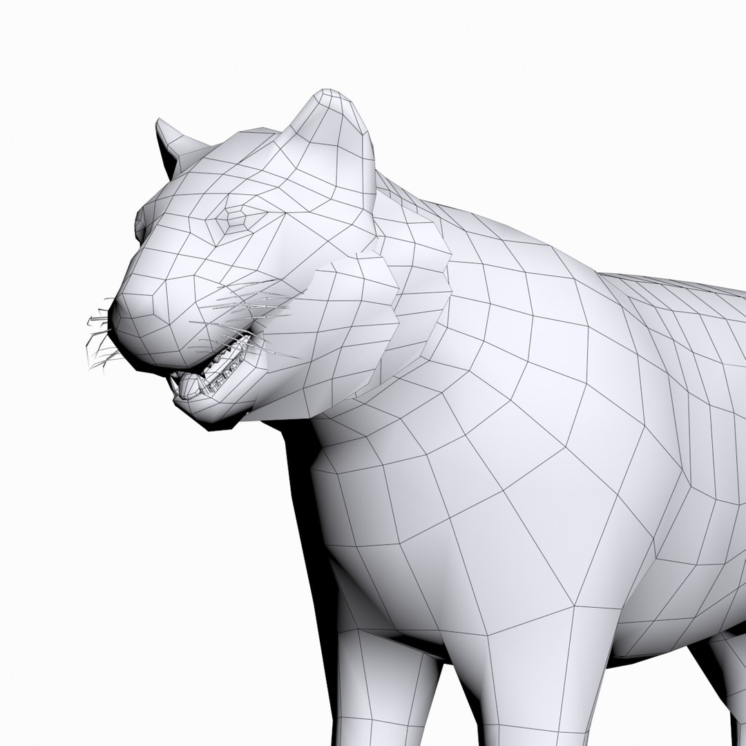 3d Tiger Model