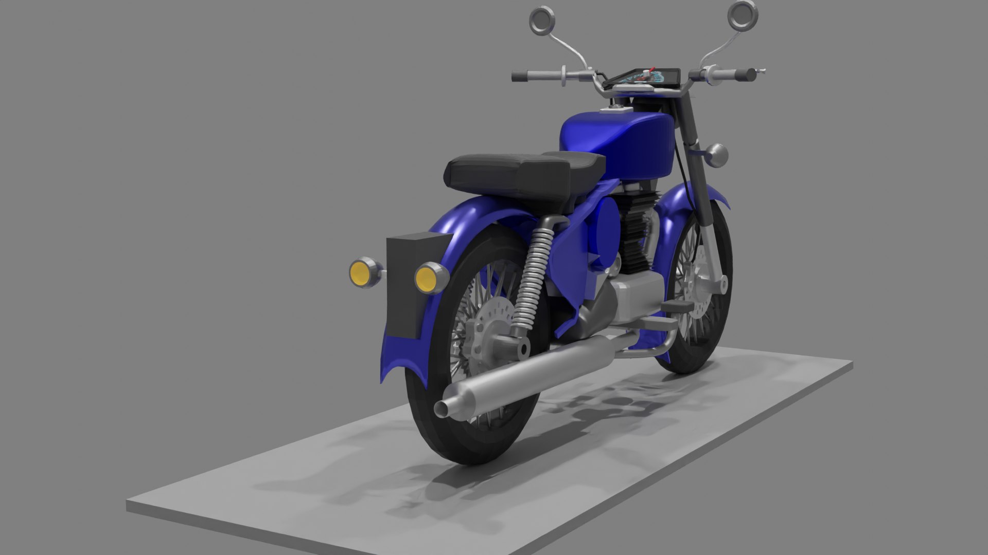 Retro Classic Motocycle 3D Model - TurboSquid 2132059